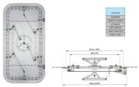China Quick Acting Marine Weathertight Steel Door Handwheel Type 600x1600mm 8mm Thickness for sale