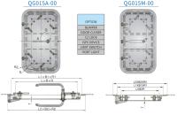 China Steel Weathertight Door Quick Acting Marine Access Door 1400x600mm 6mm Thickness for sale