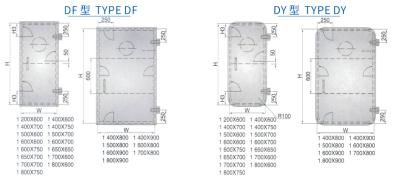 China Marine Watertight Single Leaf Steel Door Type DF DY 1400x750mm 4mm Thick for sale