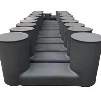 China Marine Steel Mooring Bollard Single and Double Bollard DN150-DN600 SWL 54-1401 kN for sale
