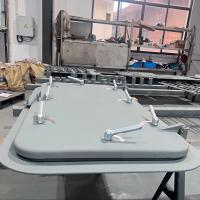 China Customized 12V Marine Single Handle Steel Door for Ships Watertight New Condition for sale