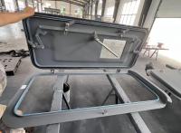 China QIGANG Marine Hardware Hinge Weathertightness Compliant Customized Size Seawater Intrusion Prevention for sale