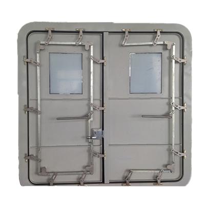 China CCS Certified Marine Watertight Steel Door 600x800mm Customizable with Window for sale