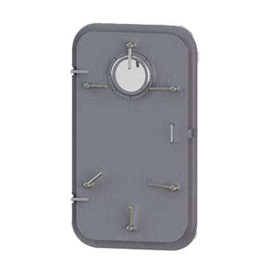 China Marine Steel Weatherproof Door with Six Handles Hinge 800mm Waterproof Ship Accessory for sale