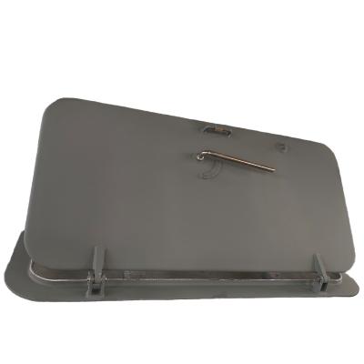 China Marine Steel Single Handle Wind and Rain Door 1200x600mm for Boat Fitting for sale