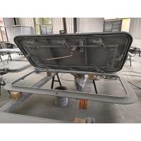 China Marine Steel Single Handle Wind and Rain Door 1200x600mm for Boat Fitting for sale