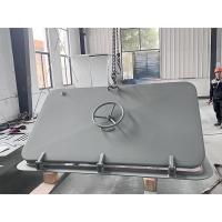 China Marine Watertight Door with Handwheel Hinge 600x800mm Steel Ship Door for sale