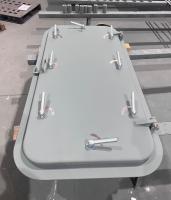 China Eight Weathertight Doors with Hinges and Handles 175cm x 92cm for Industrial Use for sale