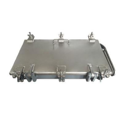 China Stainless Steel Marine Air Vent Grille Louver 200mm Square for Boat Ship Window Use for sale