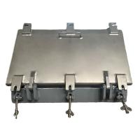 China CCS Custom Quick-Acting Steel Marine Watertight Ventilation Louvers 400x400mm for sale