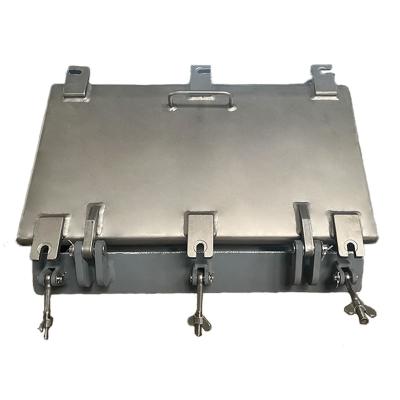 China CCS Custom Quick-Acting Steel Marine Watertight Ventilation Louvers 400x400mm for sale