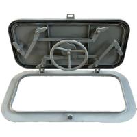 China Quick Action Flush Type Watertight Weathertight Marine Steel Door 1100x500mm Ship Accessories for sale