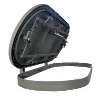 China Steel Single Handle Weathertight Door Hatch for Marine Boats Ships Access 400x400mm for sale
