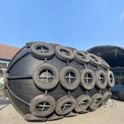 China High Energy Absorption Yokohama Type Pneumatic Fender CCS Certified Floating Rubber Fender for Tanker Barge Berthing for sale