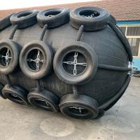 China ZHH ISO17357 Certified Inflatable Cylindrical Black Rubber Pneumatic Fender Marine Supplies Boat Dock Pontoon Platform 0.5-4.5m for sale