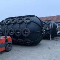 China Factory Outlet Great Quality Worry-free After-sales 3000*6000mm Pneumatic Cylindrical Black Rubber Fender ISO Certified Marine for sale