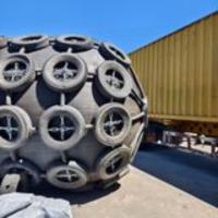 China Offshore Grade Pneumatic Rubber Fender with UV Resistance 0.5-4.5m Diameter Black ISO9001 Certified for sale