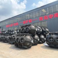 China Durable ISO Certified Cylindrical Natural Rubber Marine Fender Ships Boats Easy Installation Customizable OEM Options ZHH Brand for sale