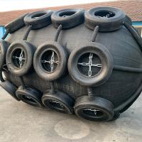 China Professional Inflatable Floating Marine Pneumatic Rubber Fender With Aircraft Tires for Ship Protection for sale