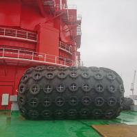China Professional Inflatable Floating Marine Pneumatic Rubber Fender With Aircraft Tires for Ship Protection for sale