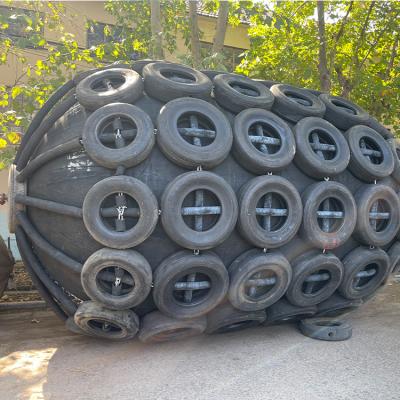 China High Performance Floating Pneumatic Rubber Fender 80 50kpa Tire Net Chain Low Price Marine Supplies for Boats Natural Rubber for sale