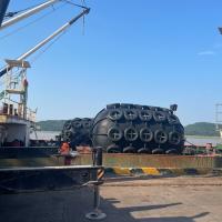 China Yokohama Foam Filled Pneumatic Rubber Fender 2*5m Used Durable Natural Floating Marine Supply CCS Certified Ship Shandong ZHH for sale