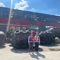 China 10 Years Maker Marine Floating Fender Sturdy Rubber Buffer for Ship Port Offshore Customized Dimensions Cylindrical Anti-aging for sale