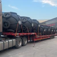 China High Durability Marine Air Cushion Pneumatic Fender NR/SBR Blend Rubber Cylindrical 0.5-4.5m Anti Impact for Boat Yacht Dock for sale