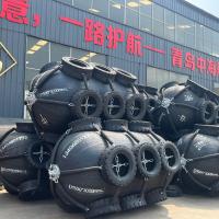 China Heavy Duty Marine Air Fender Shock Resistant Cushion NR/SBR Blend Rubber 0.5-4.5m Black for Vessel Dock Pier Factory Direct for sale