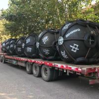 China High Performance Floating Marine Fender Thick Rubber Material for Dock and Port Impact Protection for sale