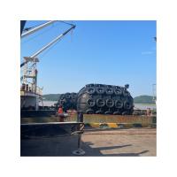 China 3 Meters Widened Protective Cylindrical Boat Net Type Pneumatic Inflatable Rubber Fenders ZHH Brand Shandong for sale