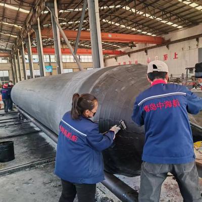 China Factory Directly Sell Critifized All Size and Type Ship Launching and Salvage Marine Rubber Airbag for Ship Lifting for sale