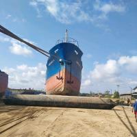 China CCS Certified ISO 14409 Heavy Duty Ship Launching Airbags Professional Marine Rubber Airbags for Vessel Lifting and Salvage for sale