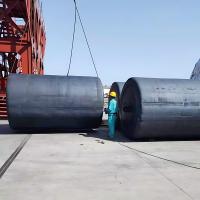 China Polyurethane Boat Fender with Rope PC and Steel Hinge for Ship Protection Foam Filled CCS Certified for sale