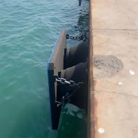 China Qingdao Factory ZHH Brand Solid Rubber Fender (Non-Floating) CCS Certified HG/T2866 Standard Long Service Life Black Marine Boat for sale