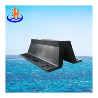 China Heavy-Duty V-Shaped 3L# Natural Rubber Fender Thick Wall Superior Abrasion Resistance Black CCS Certified Customized Size Docks for sale