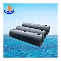 China Solid Natural Rubber Cylindrical HG/T Certified Collision Resistant Durable Black Customized Size Non-Floating Boat Fender for sale