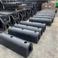 China Solid Natural Rubber Cylindrical HG/T Certified Collision Resistant Durable Black Customized Size Non-Floating Boat Fender for sale