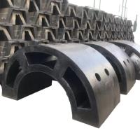 China Qingdao Zhonghaihang Custom Solid Rubber Fender Piles Saltwater Abrasion Proof Dock Mooring Boat Dock Hinge CCS Floating Dock for sale