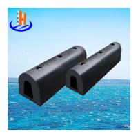 China Solid Rubber D-type Fender with High Energy Absorption Cylindrical Shape Customized Size for Marine Dock Protection for sale