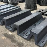 China High-Performance Solid Rubber V-Type Dock Fender Customized Size 24-Month Warranty for Efficient Vessel Mooring Impact for sale