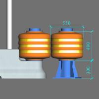 China Qingdao Factory Price High-Tech Traffic Roller Barrier with New Design EVA Material Orange Cylinder Shape for sale