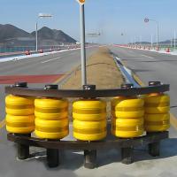 China Qingdao Factory Price High-Tech Traffic Roller Barrier with New Design EVA Material Orange Cylinder Shape for sale