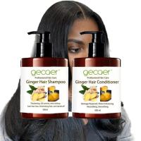 China Revitalize Damaged Hair with Natural Keratin Ginger Curl Shampoo and Conditioner for sale
