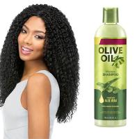China Pure Organic 370ml Olive Oil Shampoo and Conditioner Unisex Formula for Curly Hair for sale