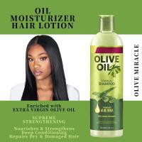 China Pure Organic 370ml Olive Oil Shampoo and Conditioner Unisex Formula for Curly Hair for sale