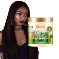 China 2-IN-1 Smoothing Hair Oil Cream for Bleached and Curly Hair Organic Keratin Treatment for sale