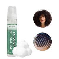 China Olive Oil Foam Wrap Lotion Hair Curling Mousse For Strong Hold And Conditioning Benefits for sale