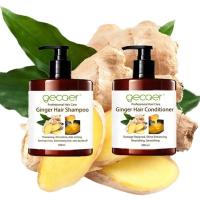 China Natural Organic Keratin Shampoo and Conditioner Set Ginger Private Label for Hair Care for sale
