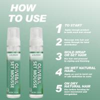 China High Volume Non Sticky Hair Mousse For Oily Hair Molding Shaping Treatment Formula for sale